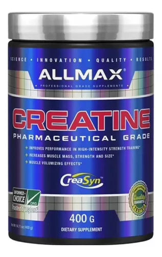Creatina Monohidratada Allmax 400grs 80 Servicios – VC Suplementos
